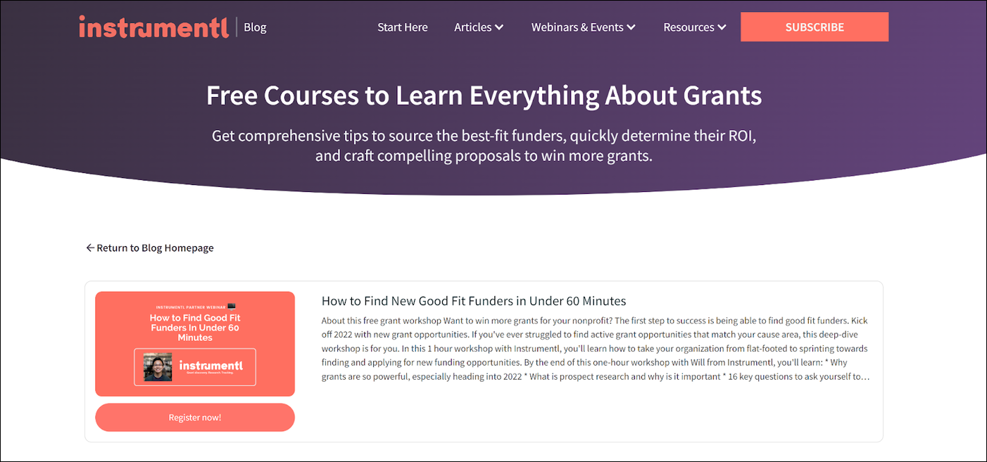 The Best Grant Writing Exercises to Improve Your Grants | Instrumentl